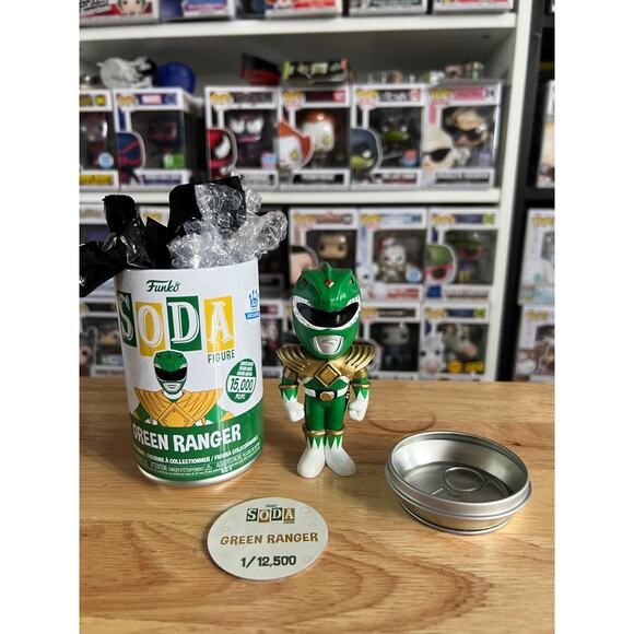 Funko | Toys | Exclusive Limited Edition Green Power Ranger Funko Soda ...